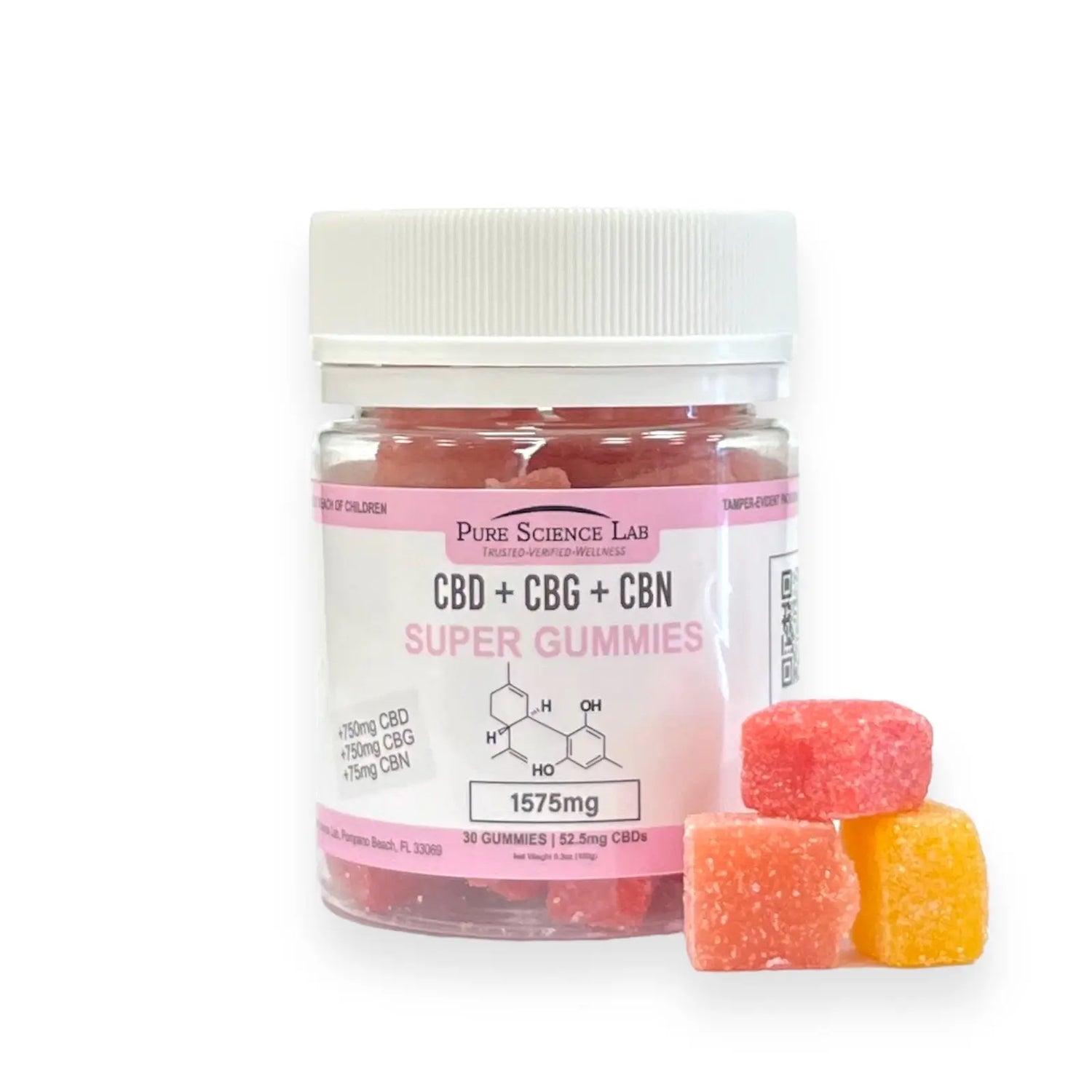 CBD, CBG, and CBN Gummies | Super Strength – Pure Science Lab CBD